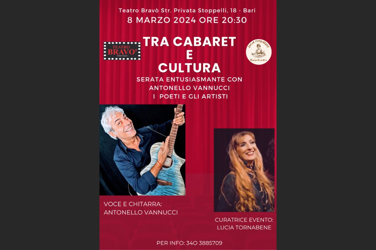 Antonello Vannucci e altri artisti al teatro Bravò Tra cabaret e ...