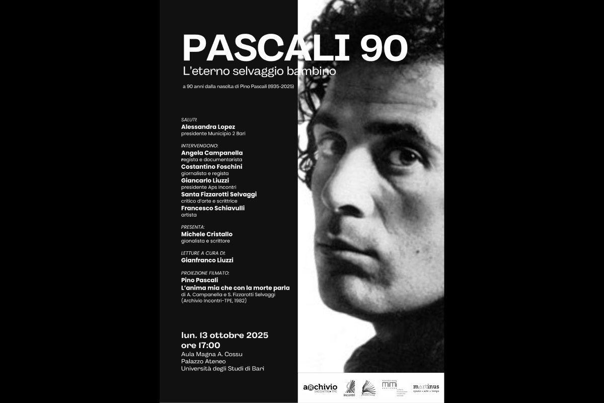 "Pascali 90 - L'eterno selvaggio bambino (1935-2025): Bari celebra i 90 ...